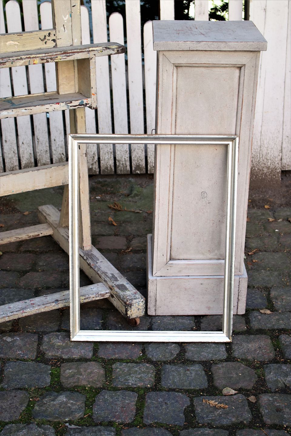 K&Co - Antik fransk 1800 tals træ ramme med original gammel ...